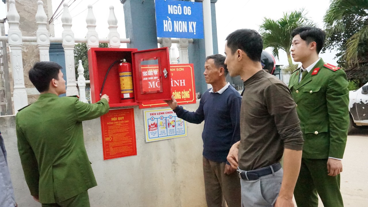 Phát Huy Hiệu Quả Các Mô Hình Phòng Cháy Chữa Cháy Trên địa Bàn Triệu Sơn